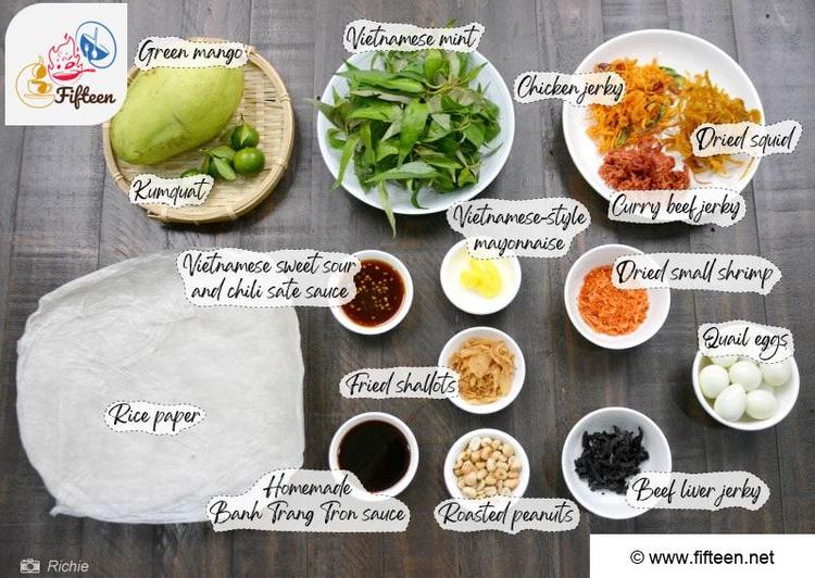 Bánh Tráng Trộn Recipe (Vietnamese Rice Paper Salad)