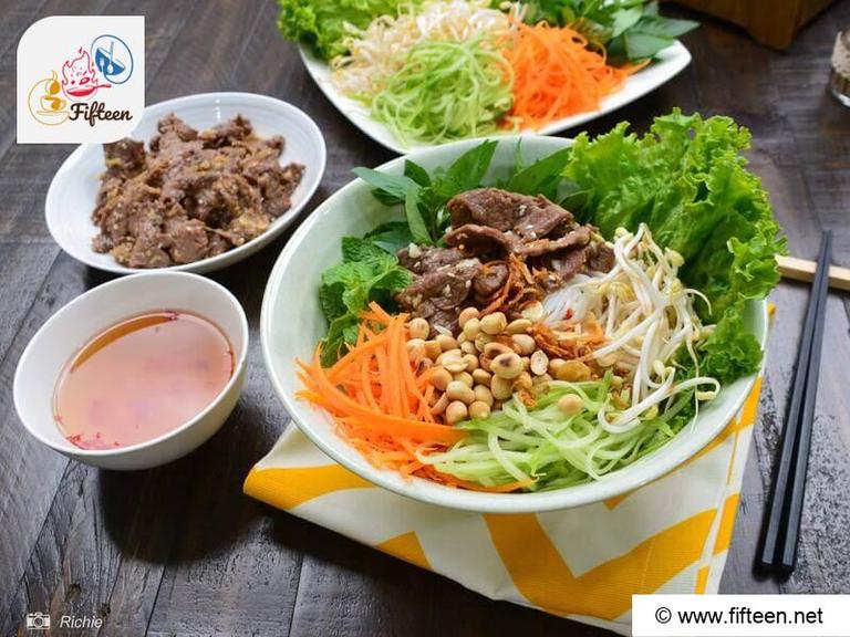 Bún Bò Nam Bộ Recipe (Vietnamese Beef Noodle Salad)