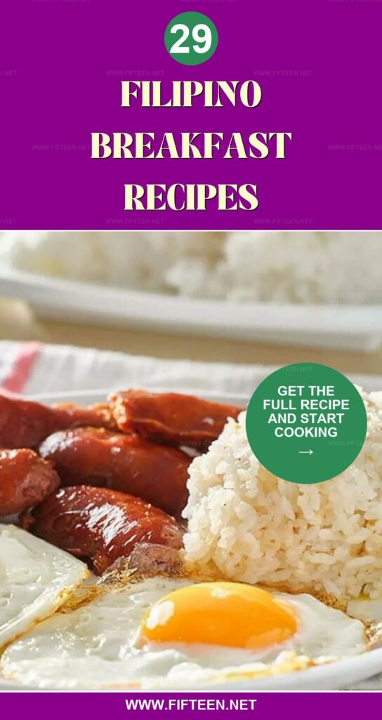 29 Popular Filipino Breakfast Ideas With Simple Recipes