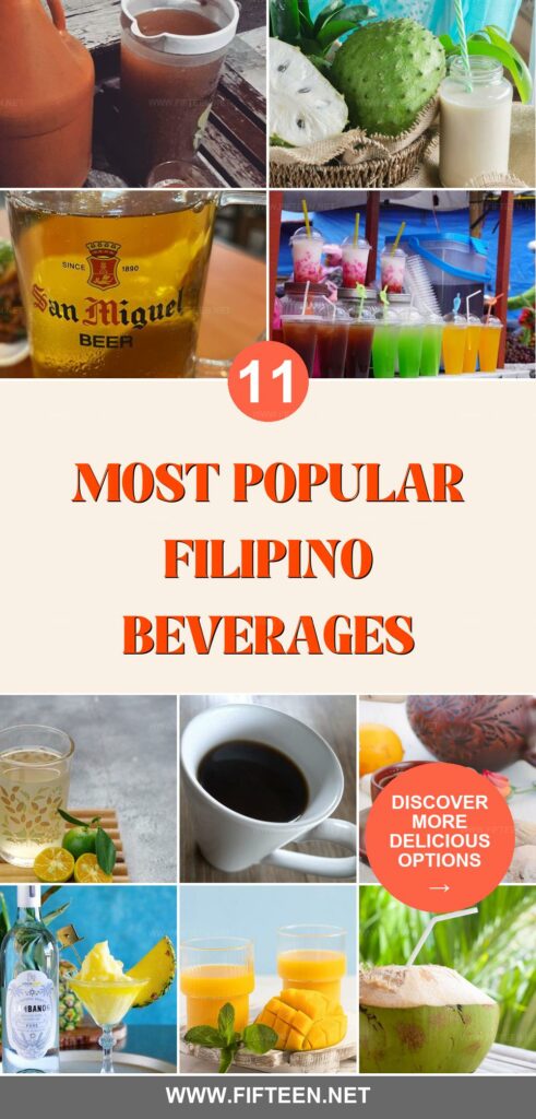11 Popular Filipino Beverages: Traditional Tropical Delights