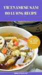 Chè Sâm Bổ Lượng Recipe (Vietnamese Herbal Dessert)