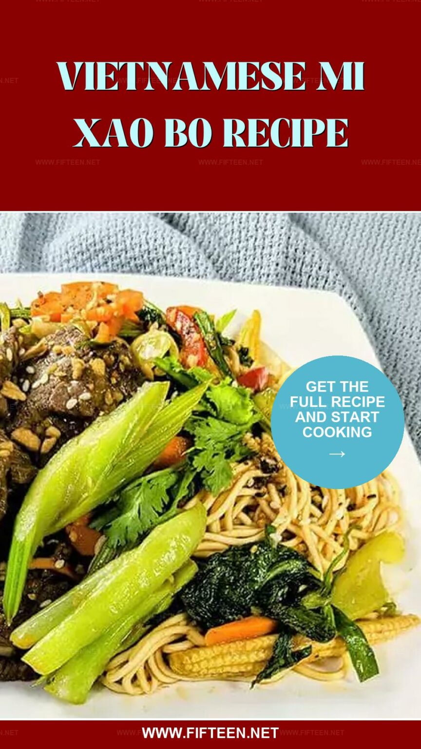 Mì Xào Bò Recipe (Vietnamese Stir-fried Noodle with Beef)