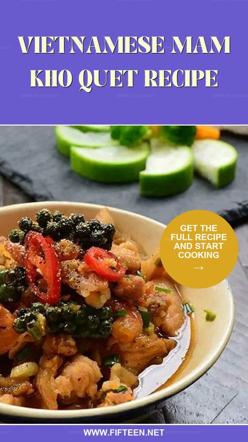 Mắm Kho Quẹt Recipe (Vietnamese Caramelized Fish Sauce)